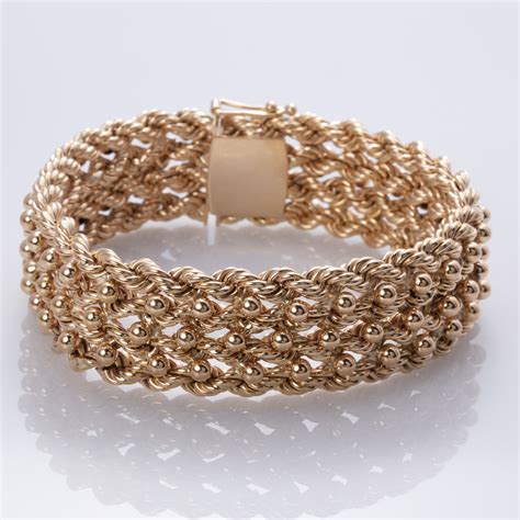 18k Yellow Gold Bracelet 875
