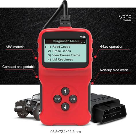 Obdii Scanner Code Reader Scan Reset Tool Engine F Grandado