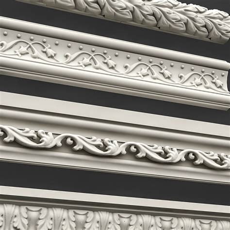 Classic Ceiling Pattern 07 3d Model By Nvere