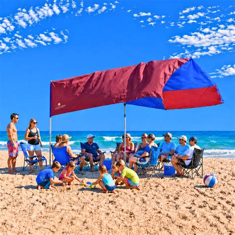 Wind Propelled Beach Shade Canopy Million Shades Millionshades