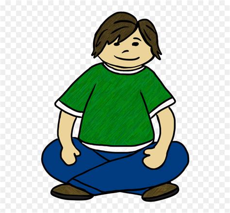 Person Sitting Down Clipart