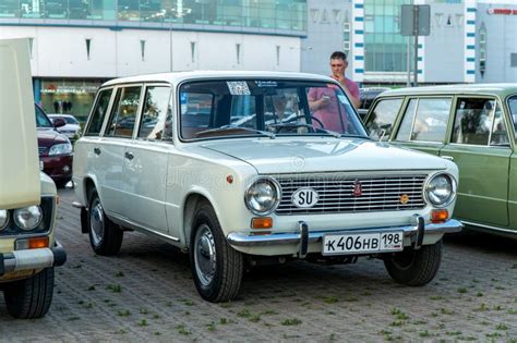 Soviet Car Lada Vaz 2102 Old Classic Vintage Car Editorial Stock Image