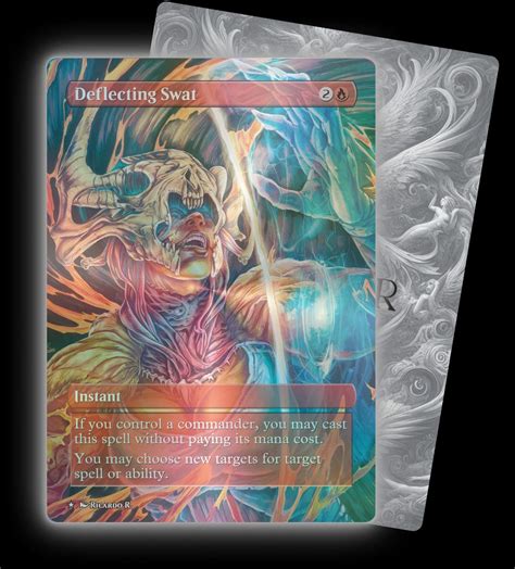 Foil Deflecting Swat Mtg Custom Cards Commander Alternate Art Magic