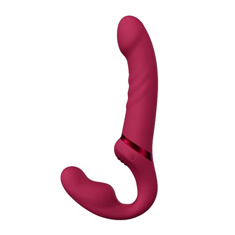 Vibrating Strapless Strap On Lovense Lapis The Pink Case Sex Shop