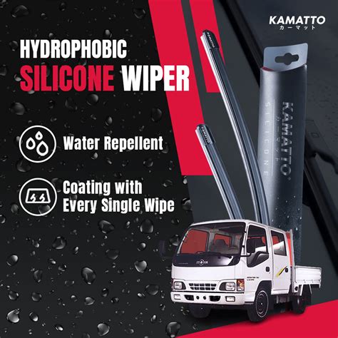Kamatto Wiper Hicom Perkasa Mtb 140 Double Cabin 1996 2011 Hydrophob Kamatto Malaysia