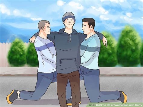 4 Ways To Do A Two Person Arm Carry Wikihow