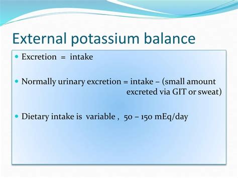 Potassium Calcium And Phosphate Balance Pptx