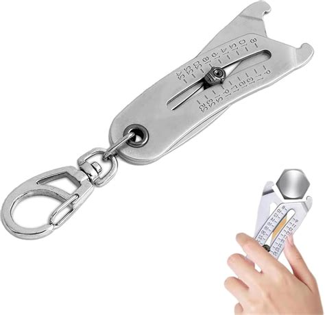 Bolt And Nut Sizer Tool 2025 Upgrade Portable Thread Checker Keychain