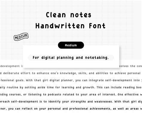 Clean Handwritten Font Cute Handwriting Planner Font Handwrriten Font