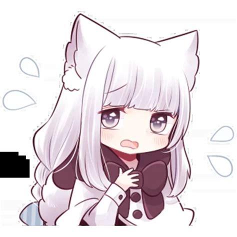 Волчица тян Telegram Stickers