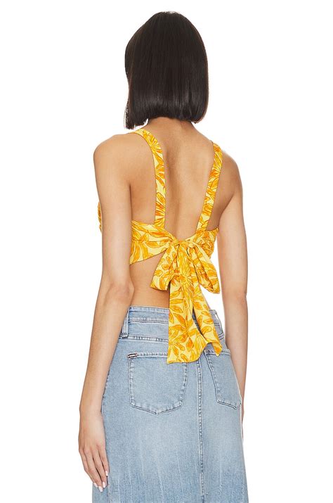 Free People All Tied Up Tank In Yellow Combo Revolve