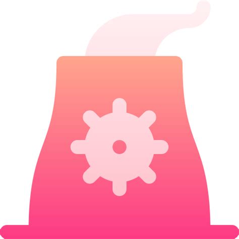 Nuclear Plant Basic Gradient Gradient Icon