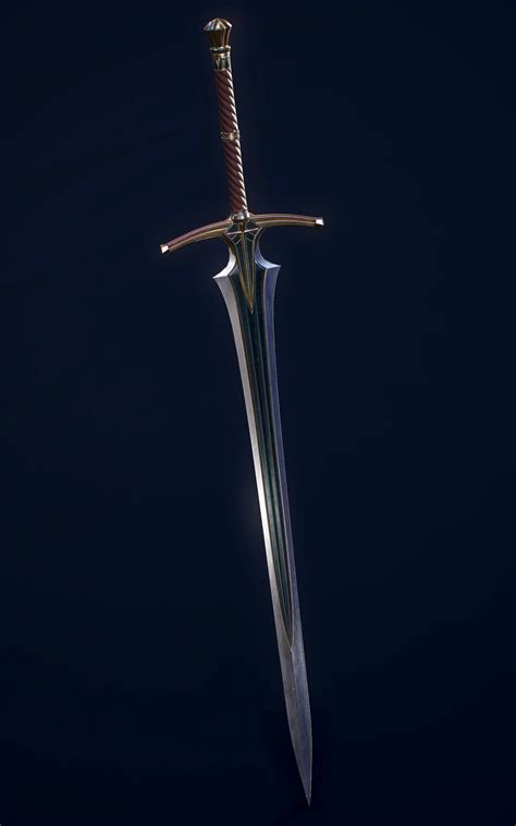 Elf Swordmaster Game Ready Flippednormals