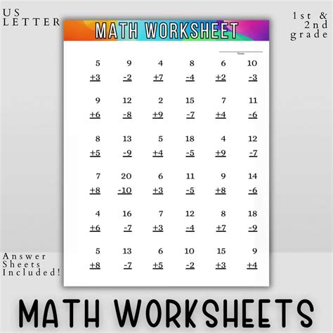 Free First Grade Common Core Math Worksheets Messy Beautiful Fun