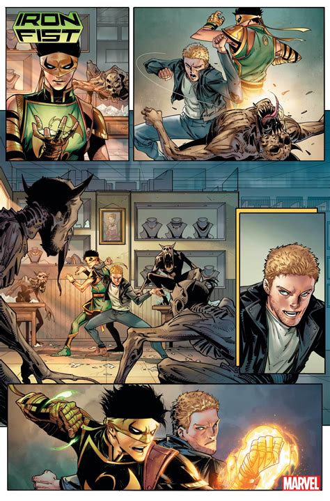 Marvels New Iron Fist Rescues Danny Rand In First Issue Preview