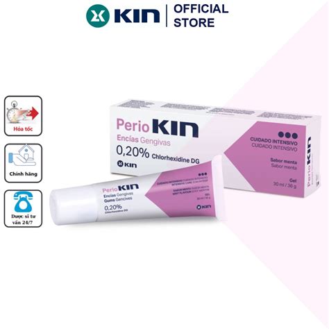 Kin Gingivitis And Mouth Heat Gel Periokin 36g Chlohexidine 02