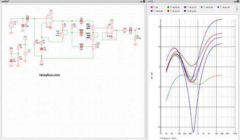 Guitar Preamplifier Circuit