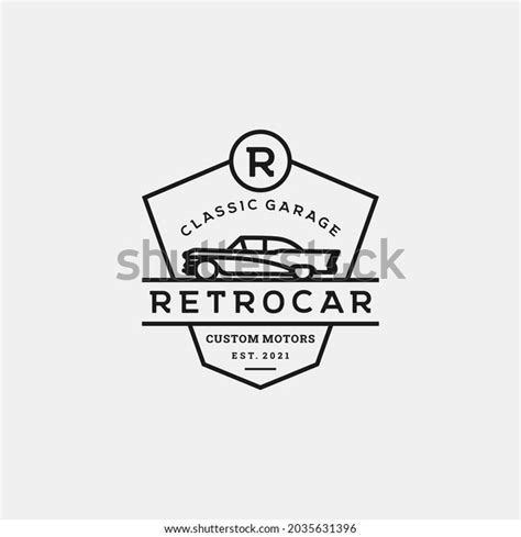 Black Antique Car Logos