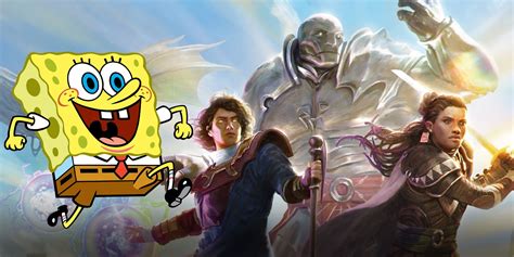 Magic The Gathering Reveals New Spongebob Squarepants Crossover
