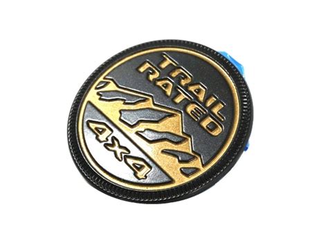 Mopar Emblem Trail Rated Rubicon 392 Black Bronze 5043160aa All