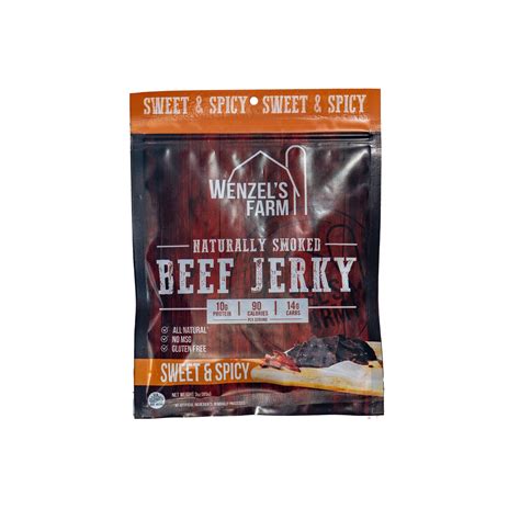 Sweet And Spicy Beef Jerky Wenzels Farm