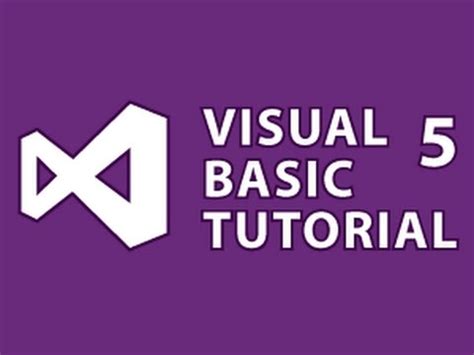 Visual Basic Tutorial 5 YouTube