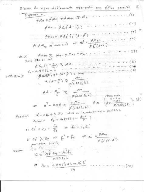 Decr Viga Con Mu2 Conocido Pdf