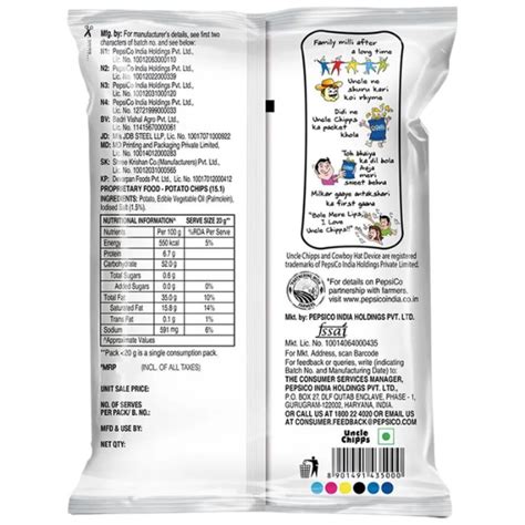 Uncle Chips Plain Salted Thin Potato Chips