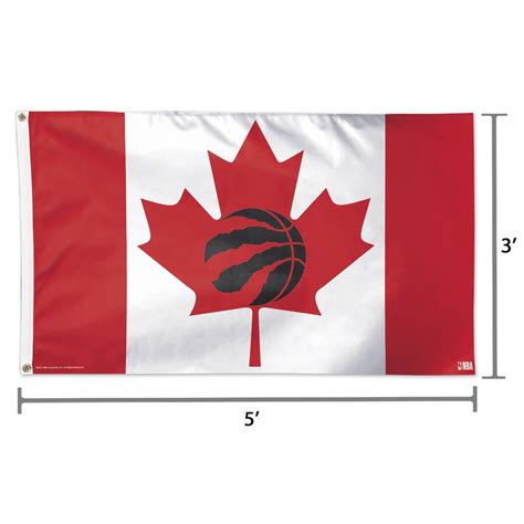 Wincraft Toronto Raptors Single Sided 3 X 5 Deluxe Team Logo Flag Multicolor 3117322 Best Buy