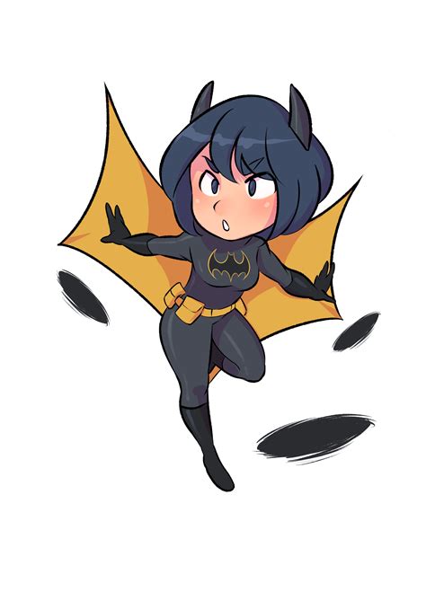 Artwork Chibi Batgirl Cassandra Cain By Yousef Zidane Dccomics