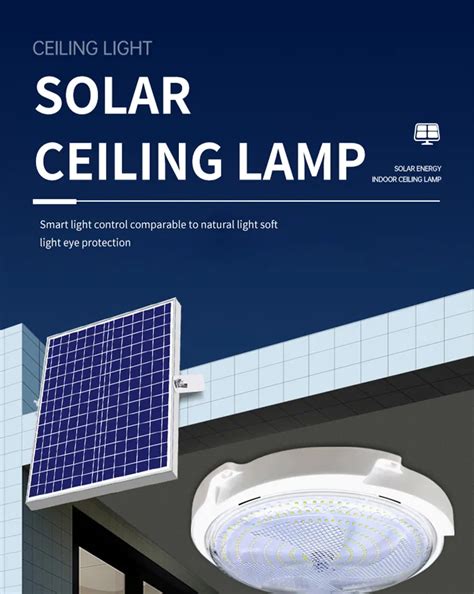 Solar Ceiling Led Light With Panel 200w Global Offers