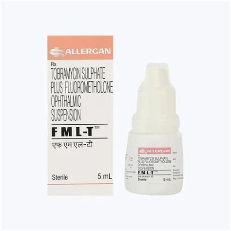 01 Fml T Eye Drops For Bacterial Eye Infections 5ml At ₹ 205bottle