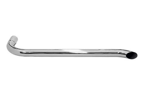 Tubo Cano Lateral 5 Polegada 120cm Cromado Escape Caminhão