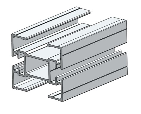 65mm Conveyor Section Dexterous Aluminium Profile