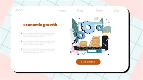 Premium Vector Financial Analyst Web Banner Or Landing Page Office Manager