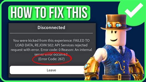 Roblox Error Code 267 Failed To Load Data Fixed Fix Error Code 267