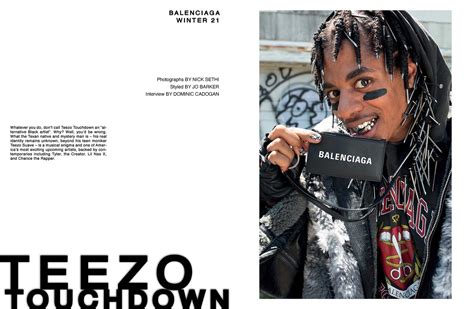 Teezo Touchdown By Nick Sethi Replica Man Magazine Re Edition