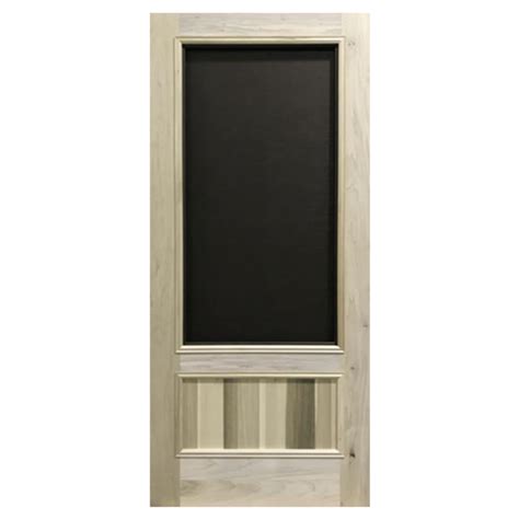 Solid Panel Wood Screen Door Premium Craftsmanship