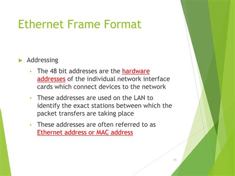 computer networks ieee 802 3 standard 2021 pptx