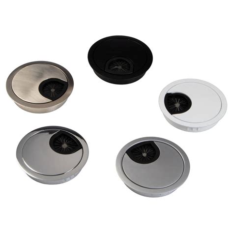 Gedotec Kabeldurchlass Style Aus Stahl Bohr Ø 50 Mm Gesamt Ø 56 Mm Edelstahl Optik Bohr