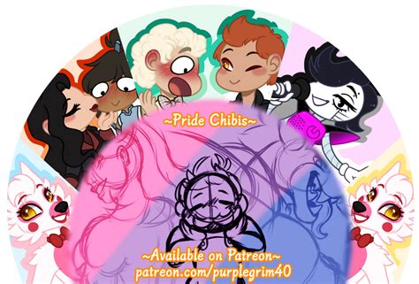 Pride Chibis~ By Purplegrim40 On Deviantart