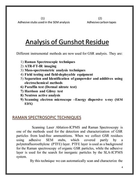 Introduction To Gsr Analysis Docx