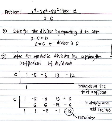 Solved Can You Solve This Using Synthetic Division And Show All Steps Course Hero