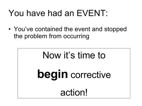 Root Cause Corrective Action Ppt