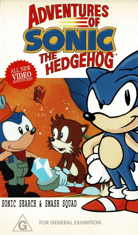The Australian Vhs Cover For The ‘sonic Search And S Tumbex