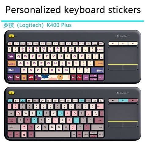 Cute Pattern Desktop Keyboard Keycap Anime Creative Cover Diy Stickers Logitech K400 Plus