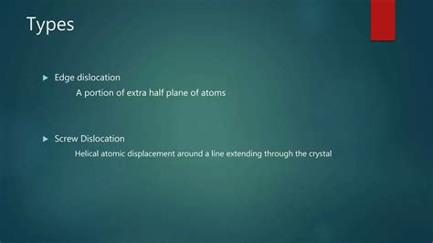 Edge Dislocation Pptx