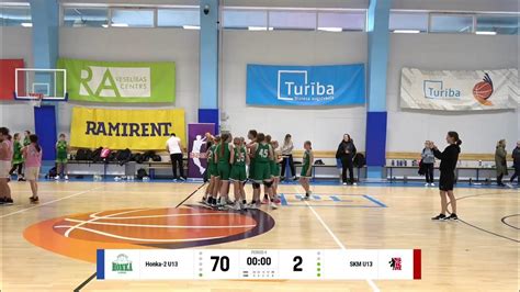 Tapiolan Honka 2 Vs Skm Bbbl Girls U13 Youtube