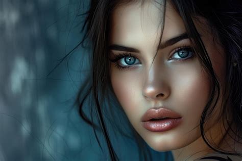 Premium Photo Vogue Style Portrait Of Beautiful Delicate Woman