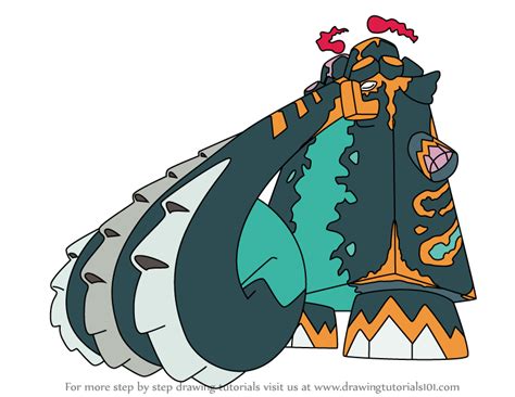 How To Draw Copperajah Gigantamax From Pokemon Pokemon Step By Step